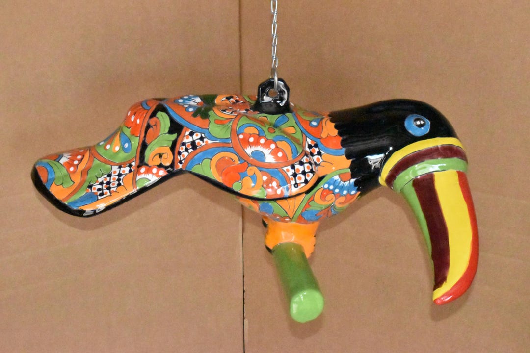 Handcrafted Classic Talavera Ceramic Hanging Toucan - Etsy