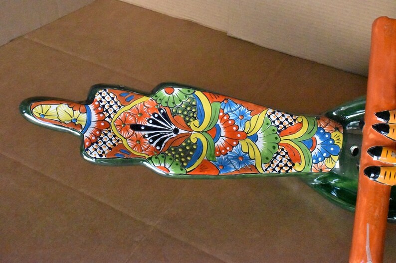 Extra Large Hanging Talavera Parrot in Puebla Pattern - Etsy