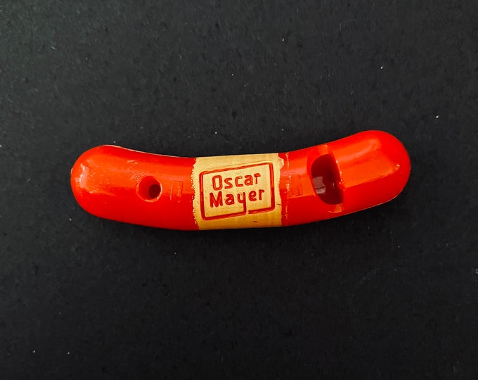 Vintage Oscar Mayer Wienermobile Whistle NEW, Sealed Weinermobile Whistle Wiener Whistle Wienie ...