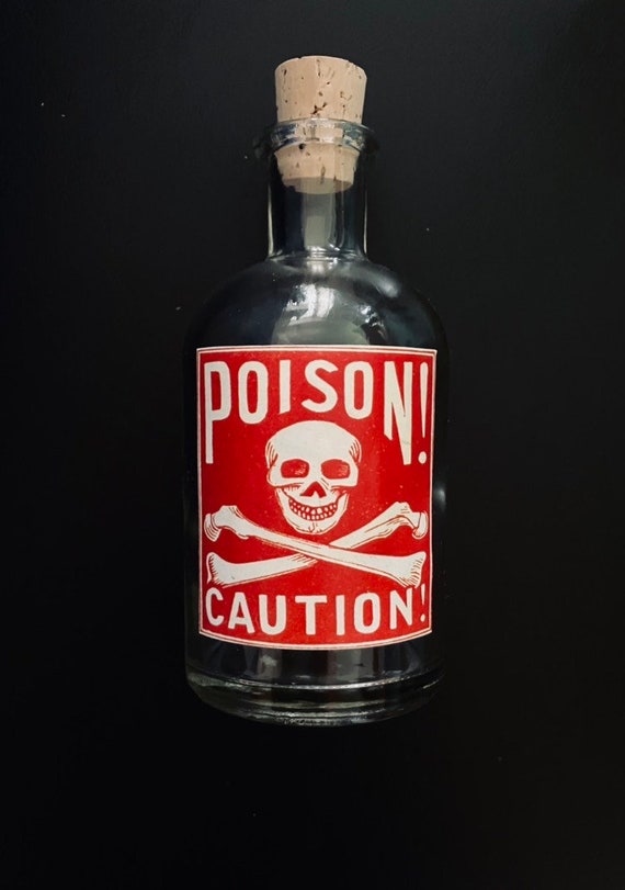 Skull And Crossbones Poison Bottle