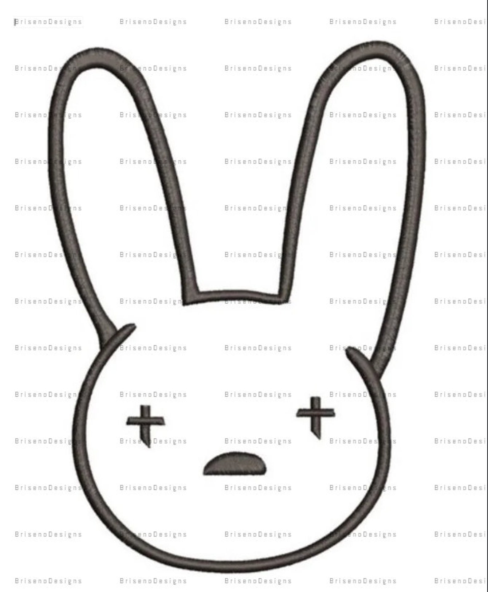 Bad Bunny Conejo Malo Diseño de Bordado FIle 5 Tamaños/5 - Etsy España