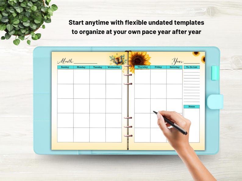 5 Year Planner, 2026, 2027, 2028, 2029 & 2030 Monthly Planner, Undated ...