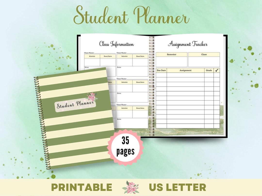 Modern Minimalist School Planner for Homeschool, High School Teens and ...