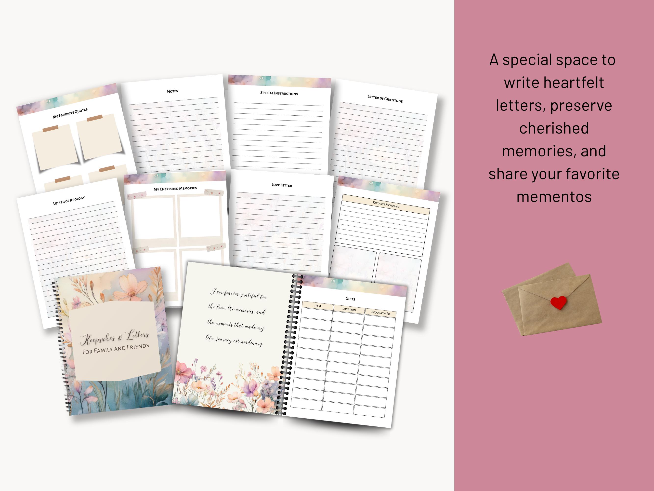 End of Life Planner Printable, Emergency Preparedness List, in Case of ...