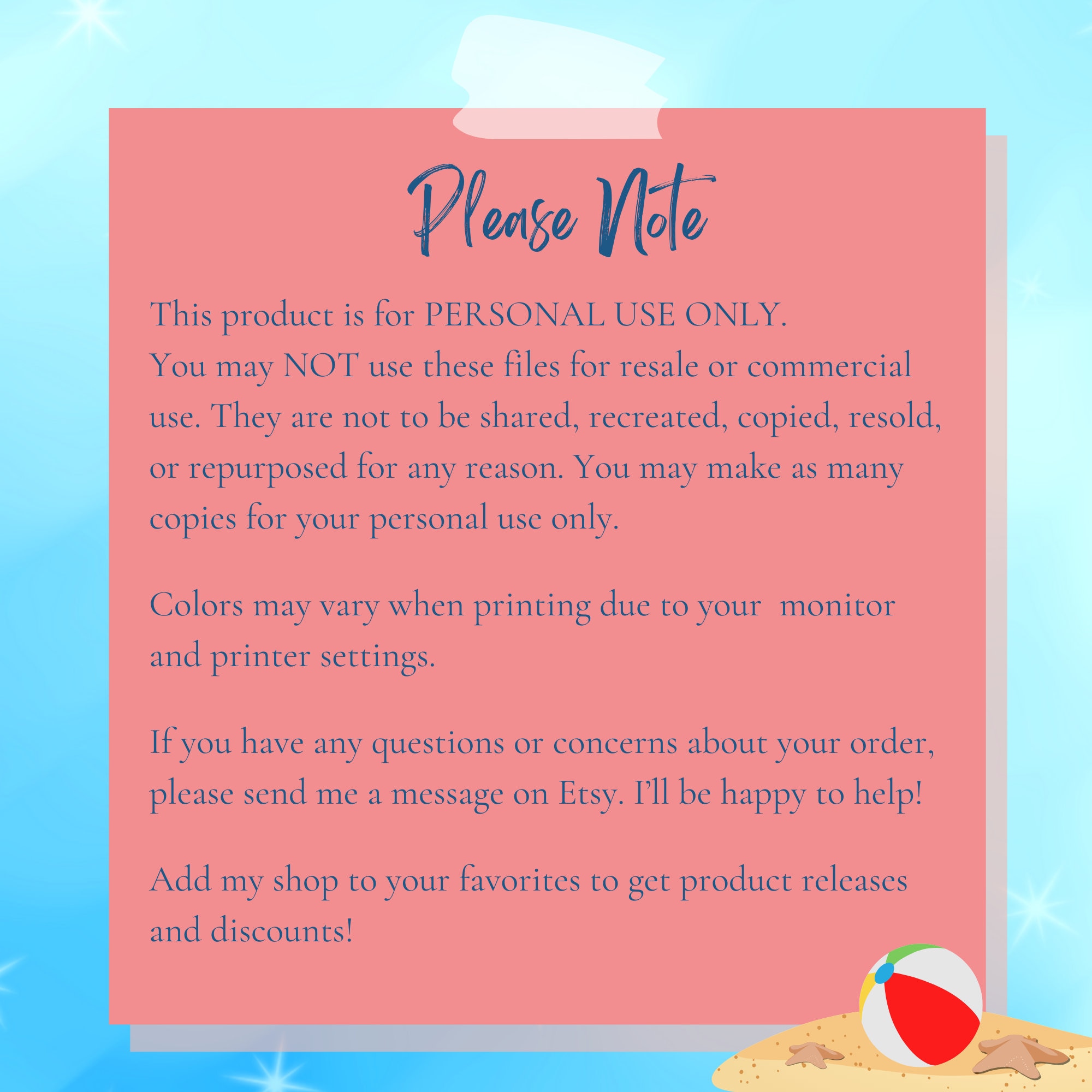 Summer Planner Printable Summer Activity Organizer Summer Event Bucket ...