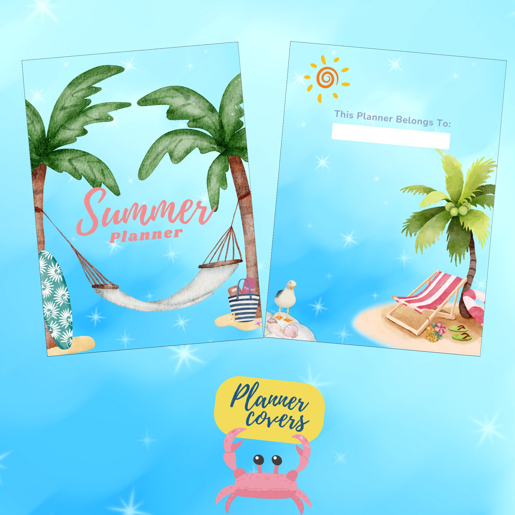 Summer Planner Printable, Summer Activity Organizer, Summer Event ...