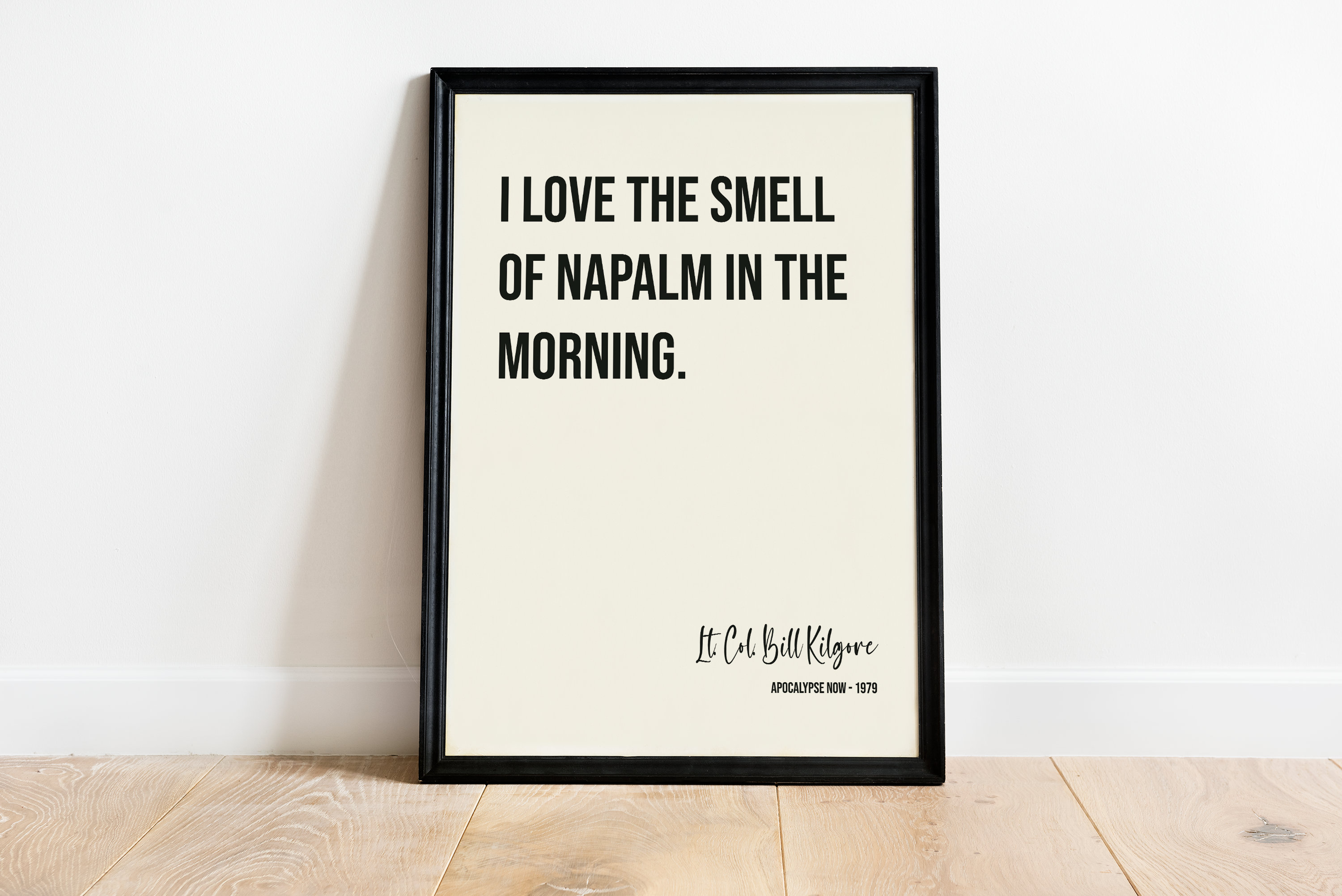 I Love the Smell of Napalm in the Morning, PRINTABLE Wall Art, Famous ...