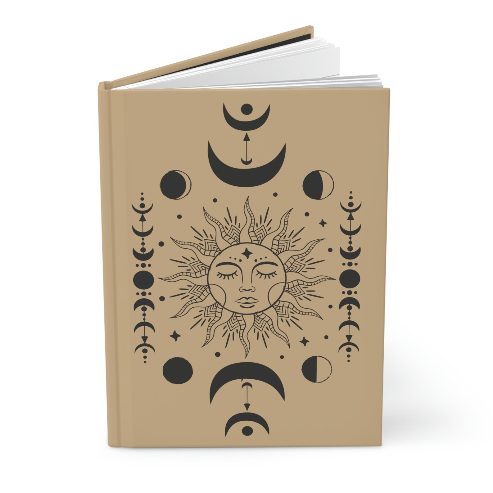 Sun and Moon Hard Cover Journal Dream Journal Tarot Journal - Etsy