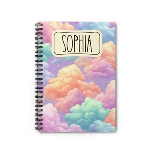 Custom Journal Notebook, Personalized Notebook Cover, Back to School ...
