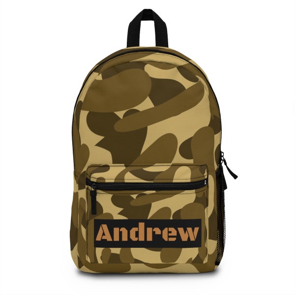 Camo Bookbag - Etsy