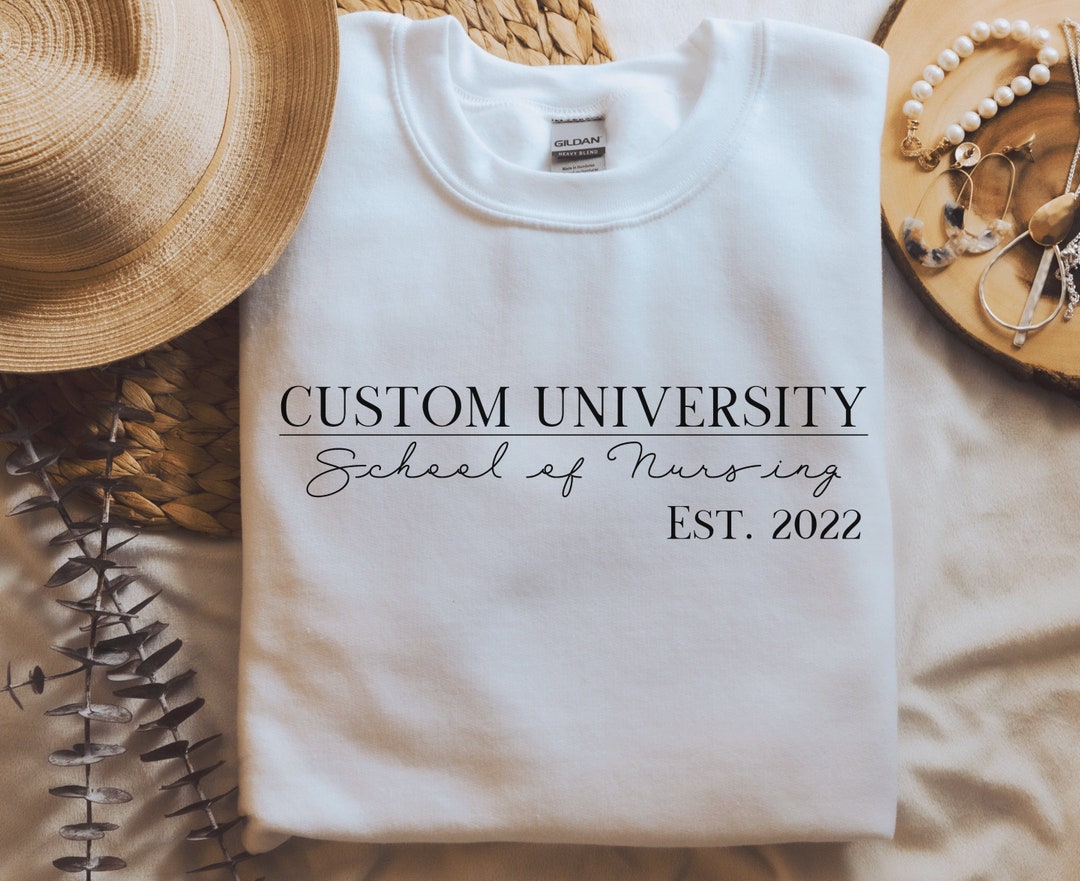Custom University Sweatshirt, Personalized College Shirt, Custom ...