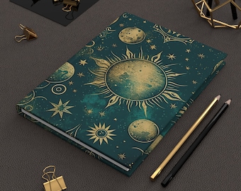 Moon & Stars Dream Journal Moon Phases Notebook Wellness - Etsy