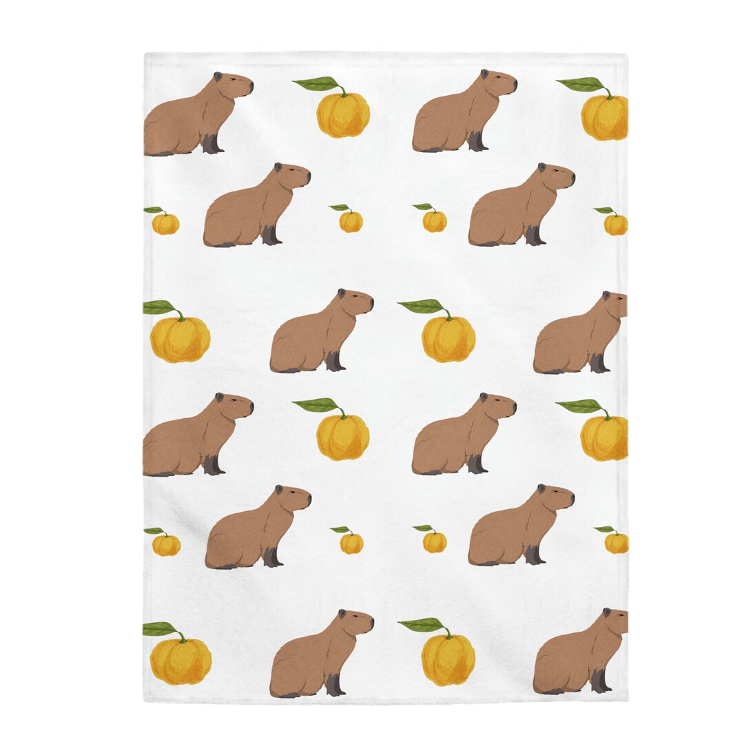 Capybara Plush Cozy Veleteen Fleece Blanket, Capybara Gift, Capybara ...