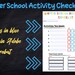 Kids Chore Chart After School Activities Tracker Printable - Etsy