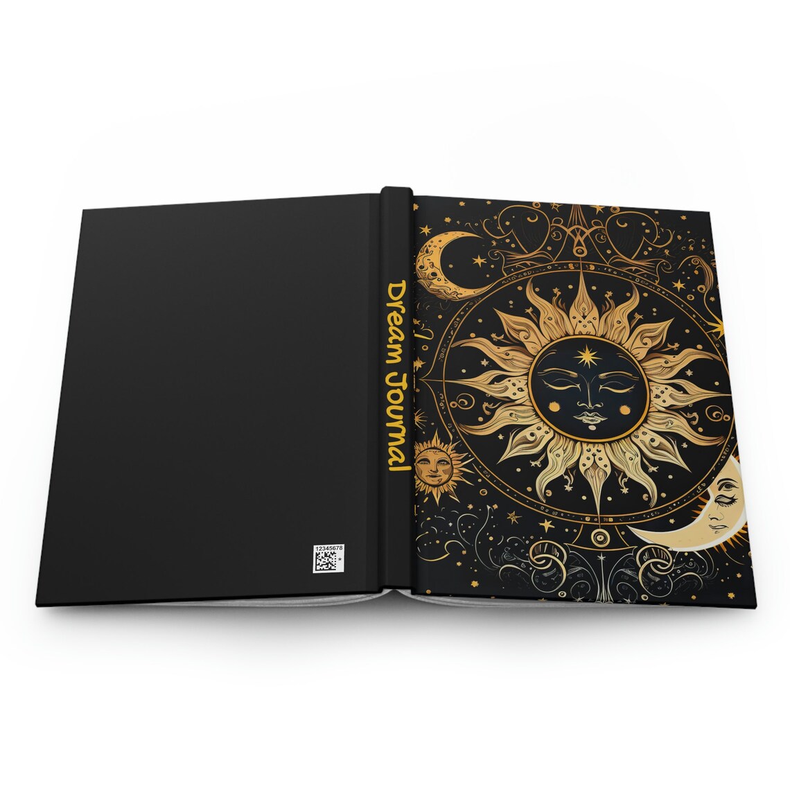 Celestial Sun Stars Hard Cover Journal Dream Journal Tarot - Etsy