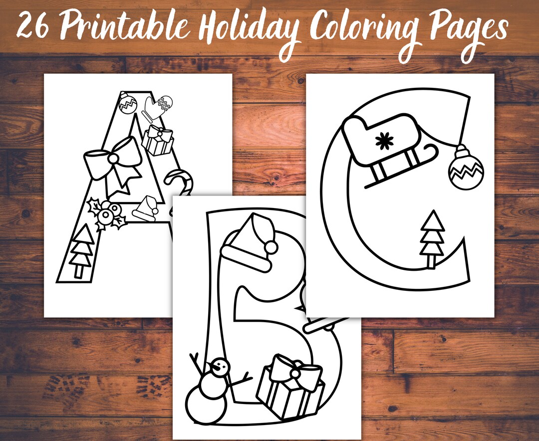 26 Printable Alphabet Coloring Pages Worksheets for Kids: Preschool ...