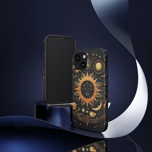 IPhone 15 Pro/pro Max Zodiac Sun Moon Stars Tough Phone Case iPhone 11, 12, 13, 14, Pro/pro Max ...