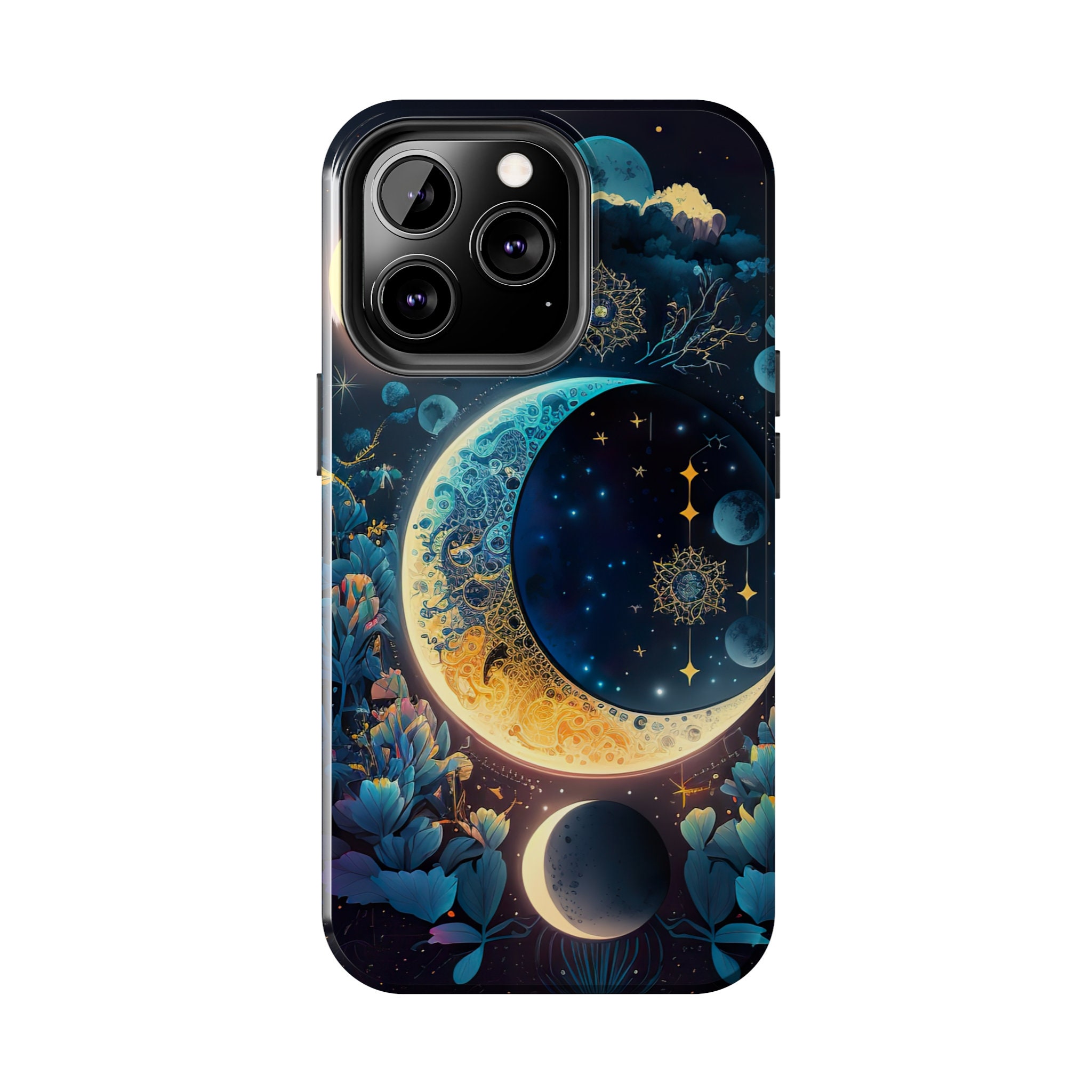IPhone 15 Pro Pro Max Boho Starry Night Celestial Moon & Stars - Etsy