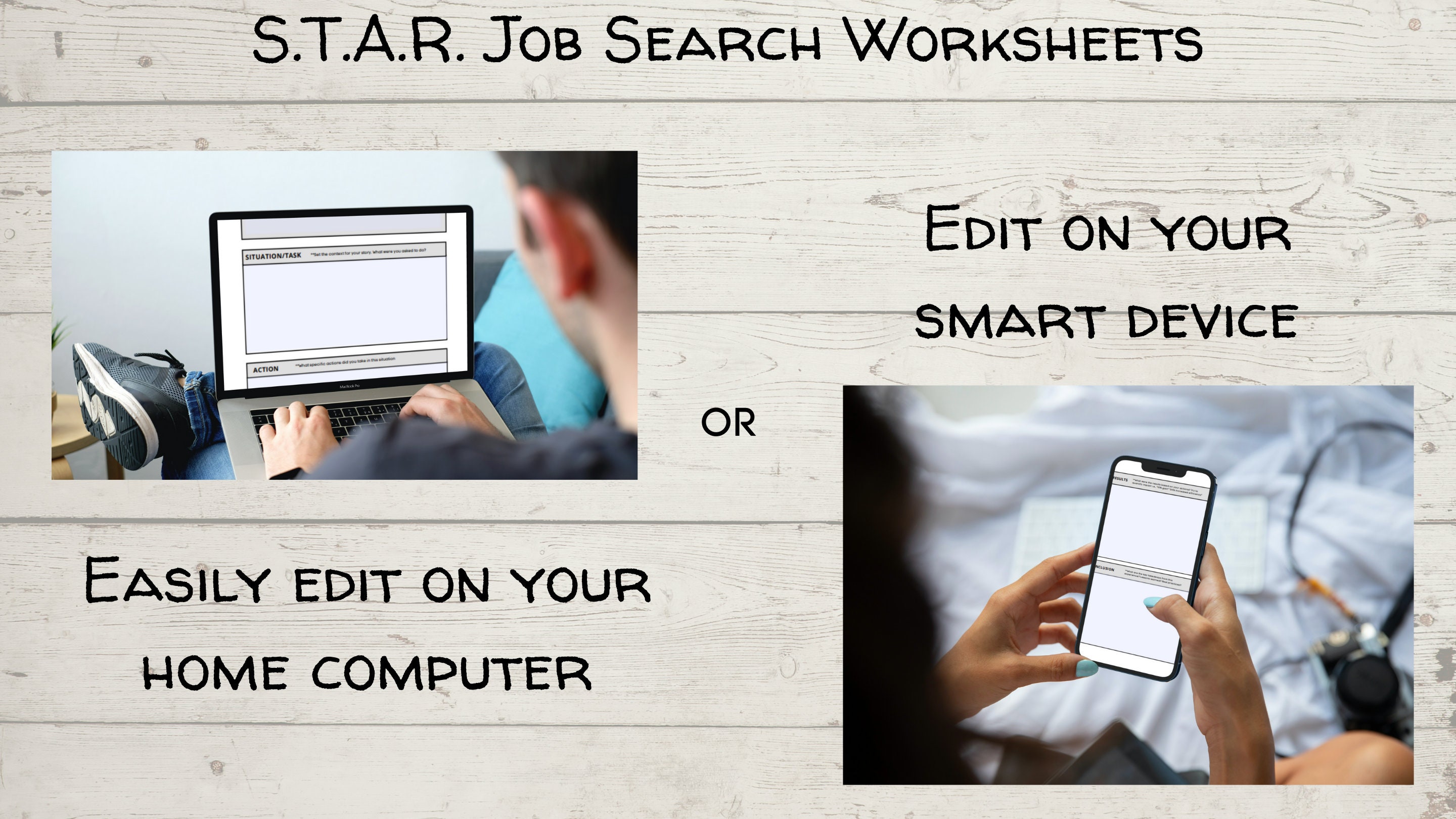 STAR Interview Prep Worksheet: Job Search Planner (digital Download) - Etsy