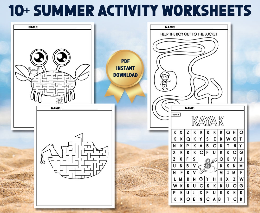 Summer Activities, Summer Games, Summer Printable Activities Bundle ...