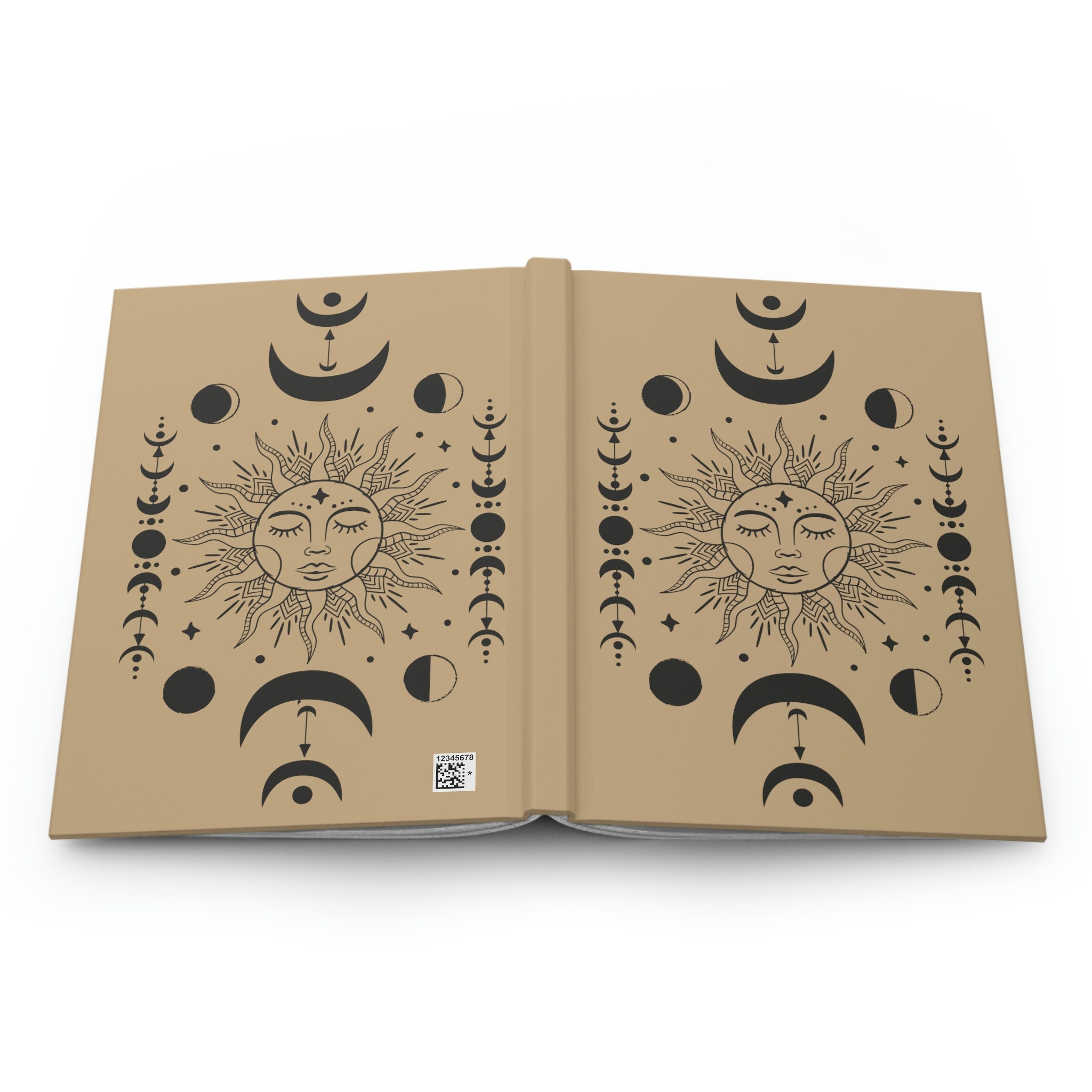Sun and Moon Hard Cover Journal Dream Journal Tarot Journal - Etsy