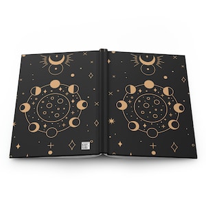 Moon Phases Hard Cover Journal: Celestial Dream Diary - Etsy