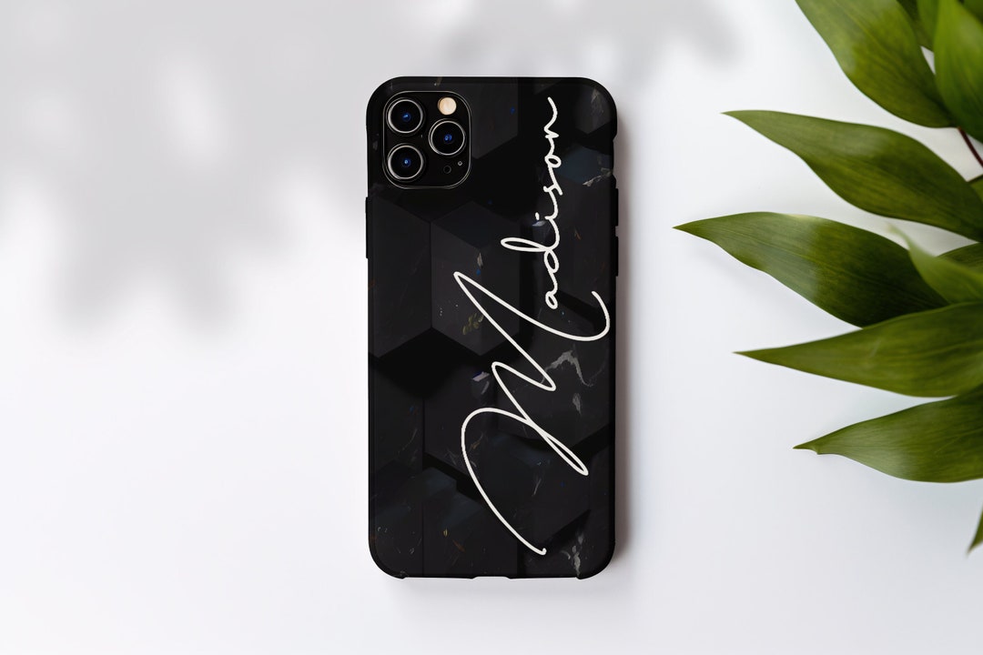 Personalized Monogram iPhone Case: Custom Name Tough Phone Cover - Etsy