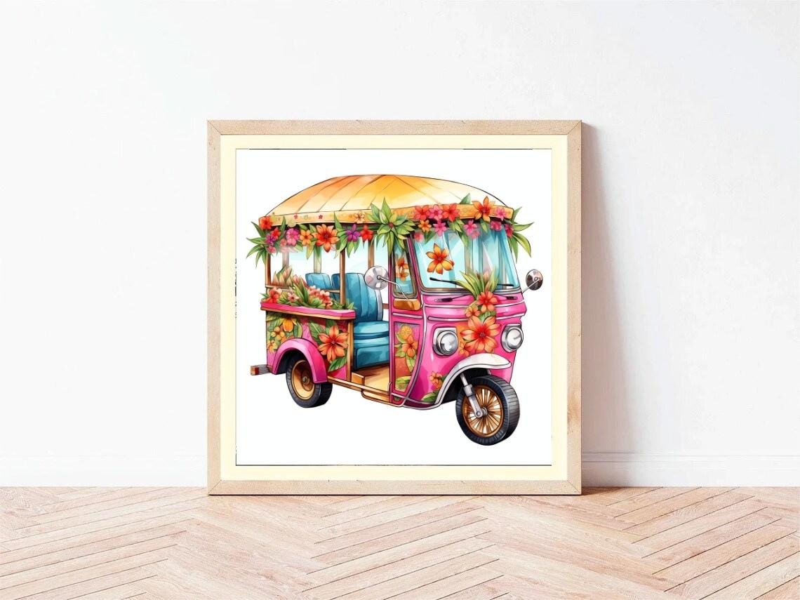 Auto Rickshaw , Watercolor Art , Chennai Art , Indian Art , Indian ...