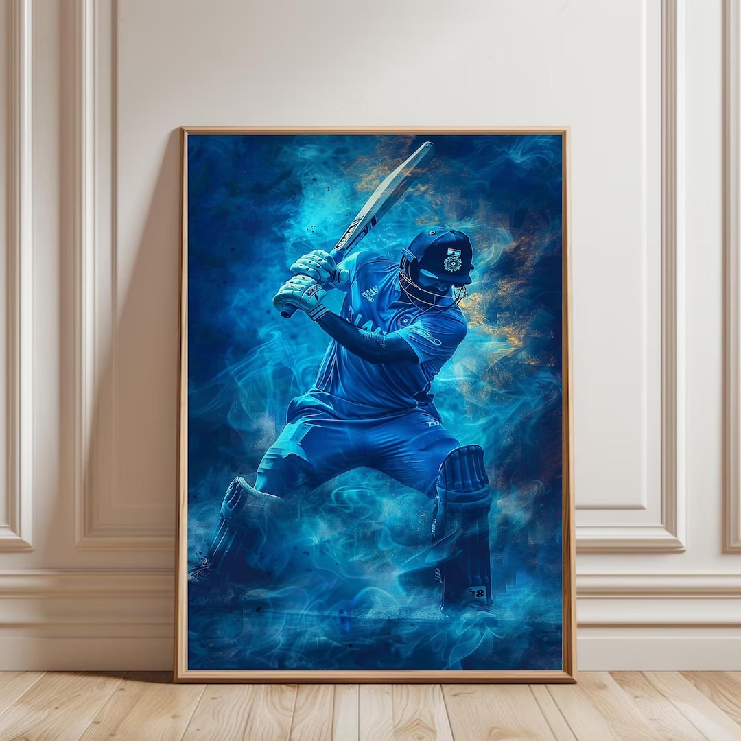 Virat Kohli Poster, Cricket Poster, Indian Cricket ,gift for Him ...