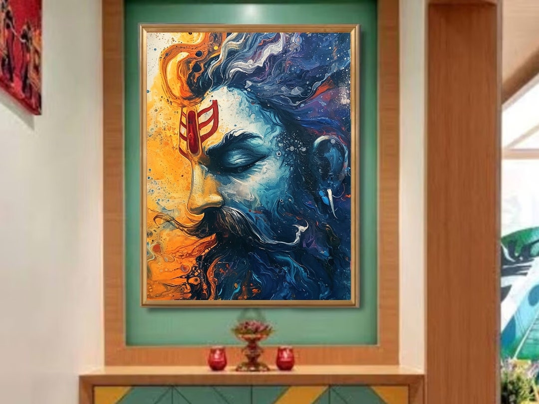 Shiv, Instant Download,shiva Poster, Shiva Wall Art, Hindu God Art, God ...