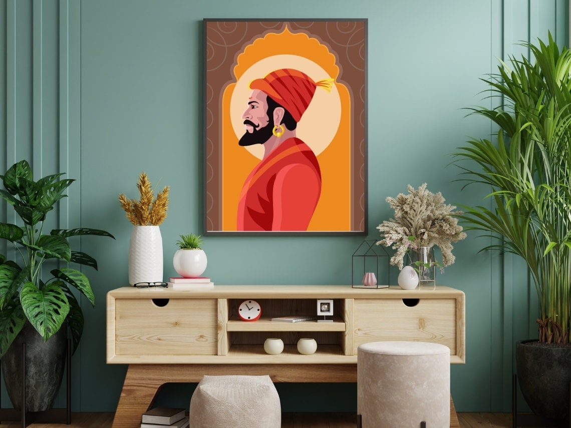 Shivaji Maharaj Wall Decor ,shivaji, Chhatrapati Shivaji, Marathi ...