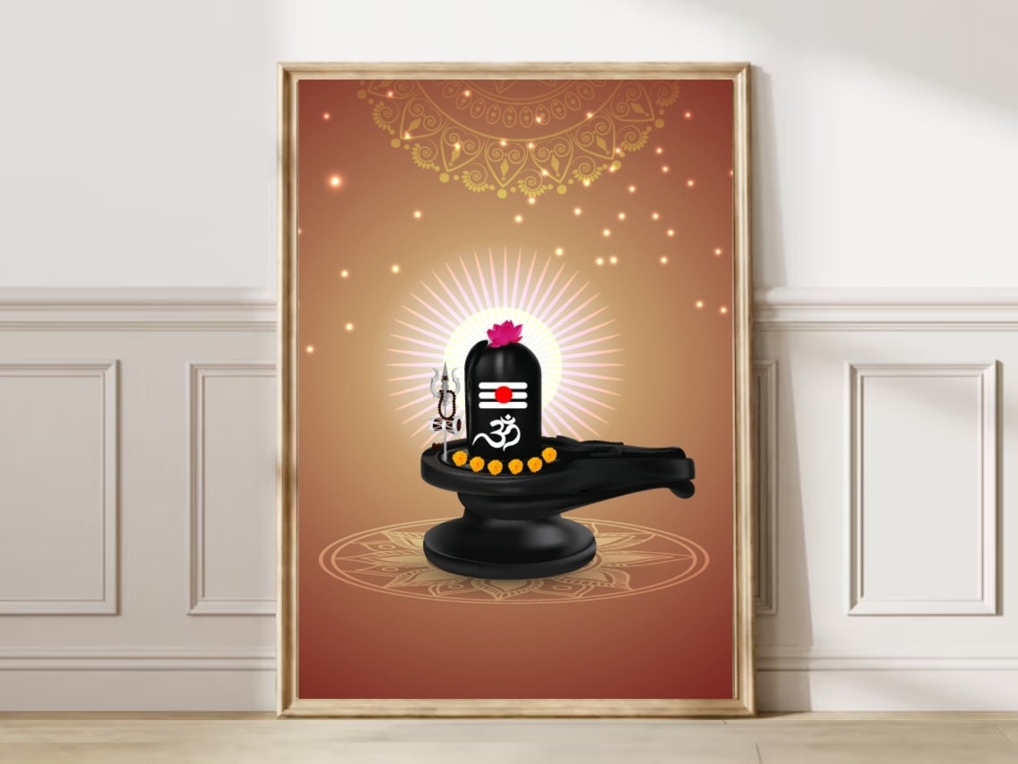 Lord Shiva Art Print, Shiva Wall Art, Hindu God Art, Hindu Artwork ...