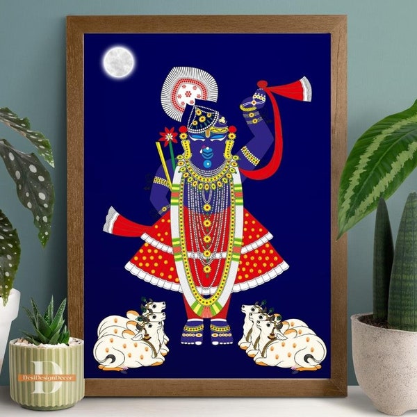 Lord Shreenathji Art - Etsy