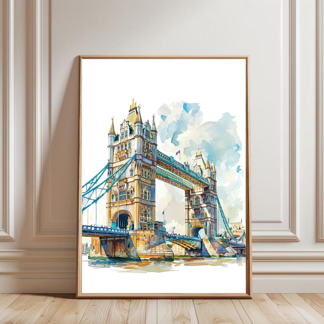 Bridge Wall Art, Wall Art, Bridge Art,brooklyn Bridge Painting, Living ...