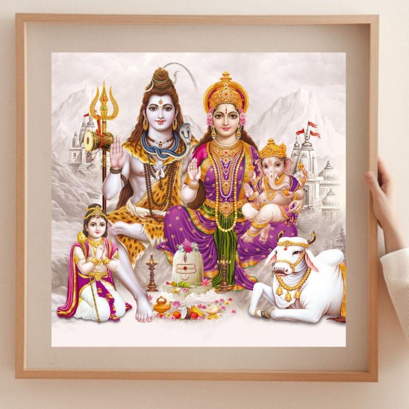Lord Shiva Art Digital - Etsy