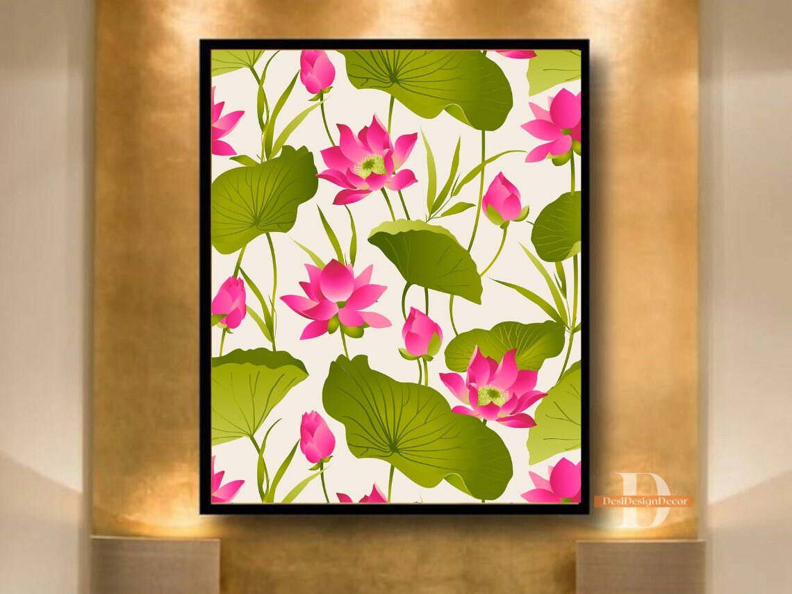 Indian Folk Art Set of 6 Printable Pichwai Cow Pichwai - Etsy