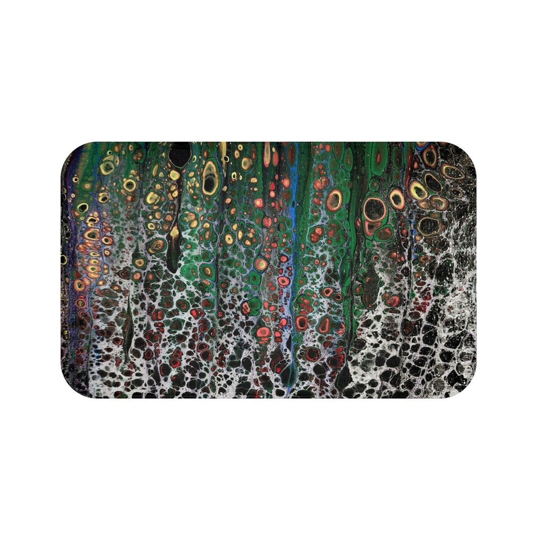 Trout Skin Abstract Bath Mat Fisherman Bath Mat Trout Fish Bath Mat ...
