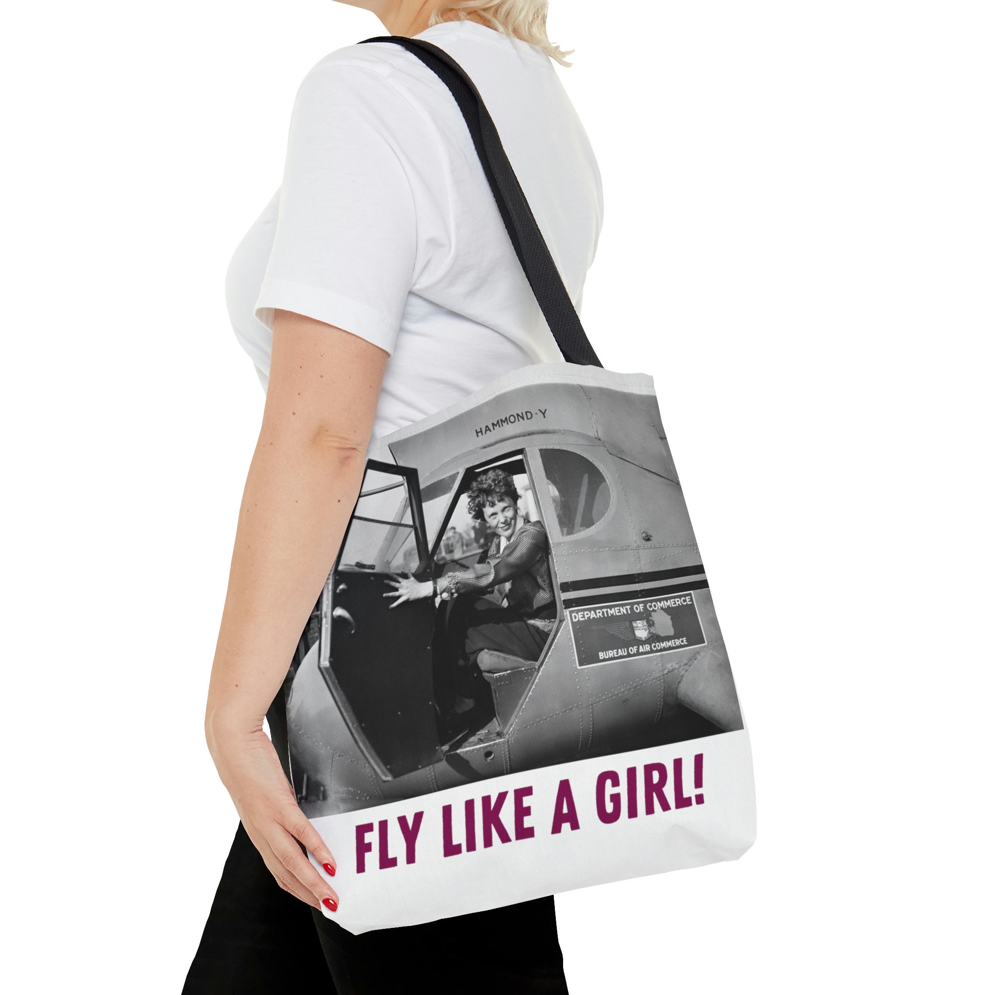 Flying Tote Bag-women in Aviation Tote-female Pilots Apparel-lady ...