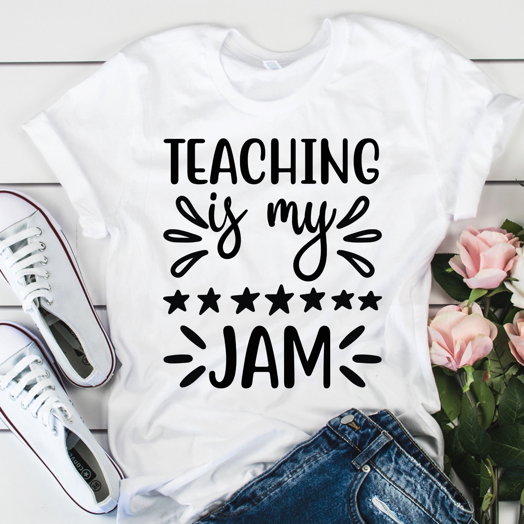 Teaching is My Jam SVG and Cut Files for Crafters Digital - Etsy