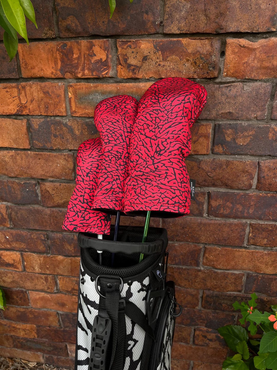 Elephant Print Driver Cover, 3wood, Hybrid and Putter Cover Bundle ...