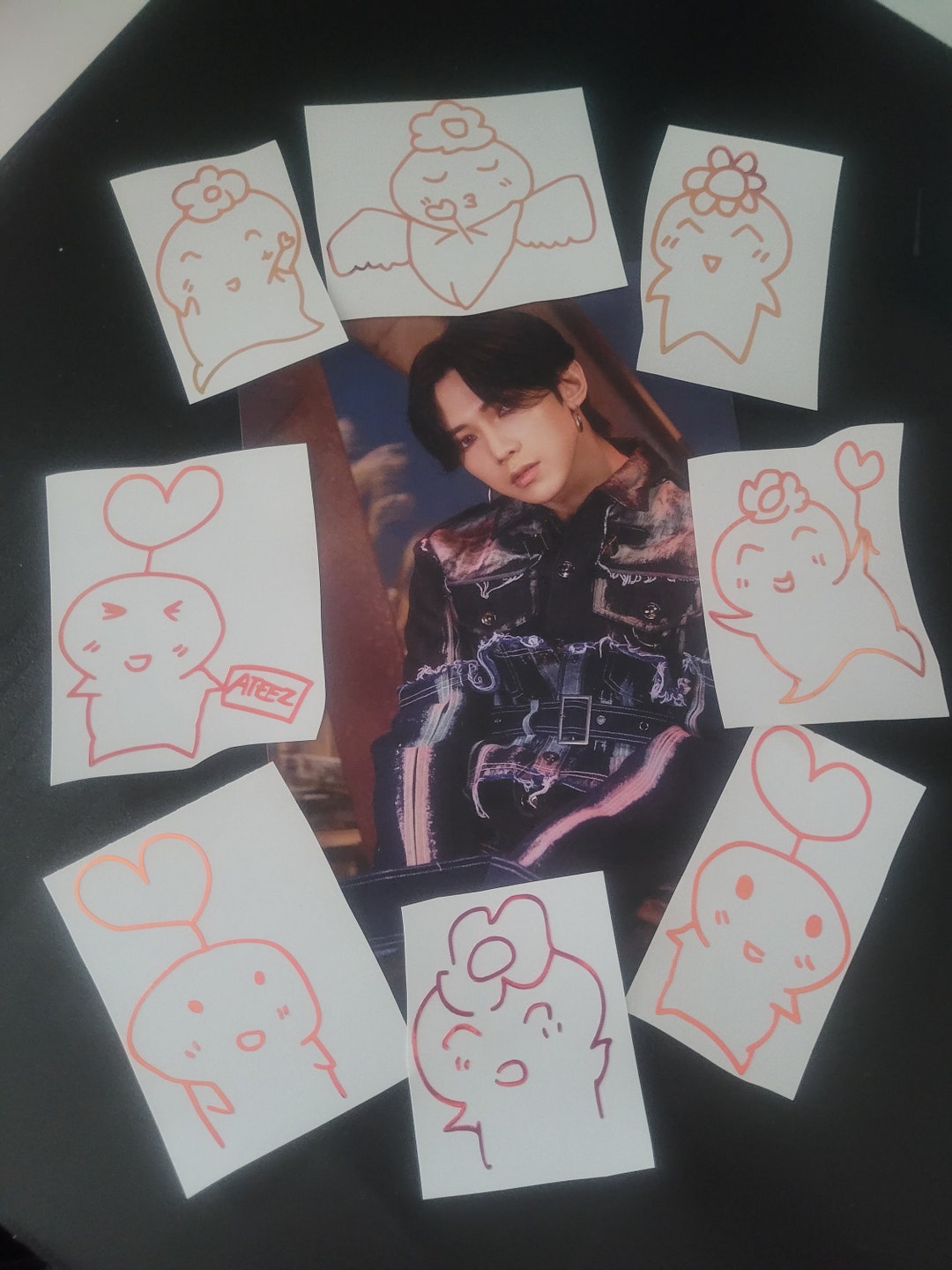 HEHETMON Yeosang Cute Decals - Etsy UK