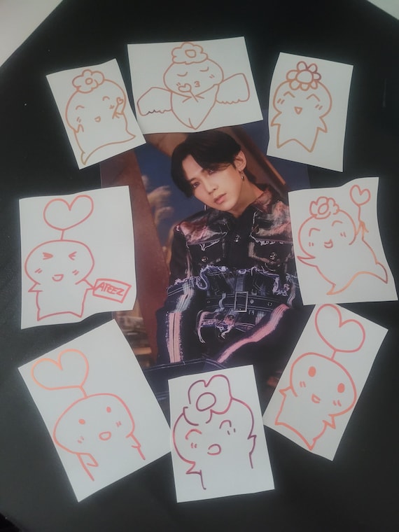 HEHETMON Yeosang Cute Decals - Etsy UK