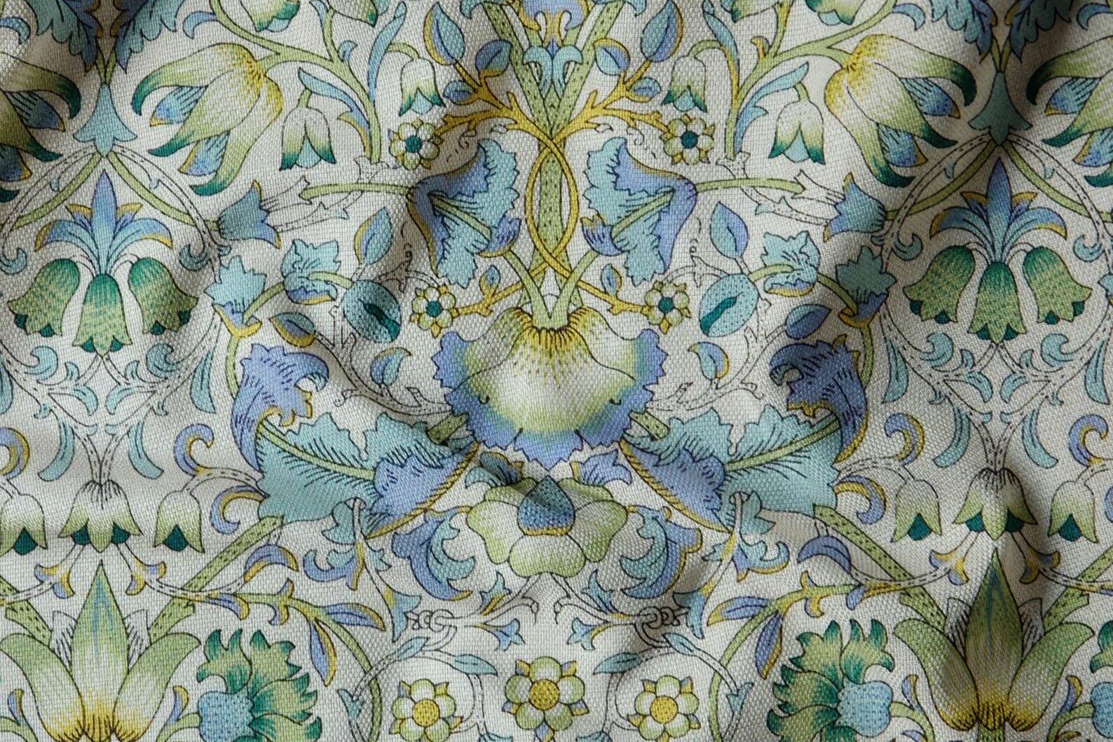 William Morris Flower Line Placemats Set, Napkin Set, Retro Euro ...