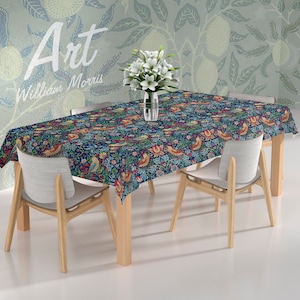 William Morris Oil Table Cloth - Etsy