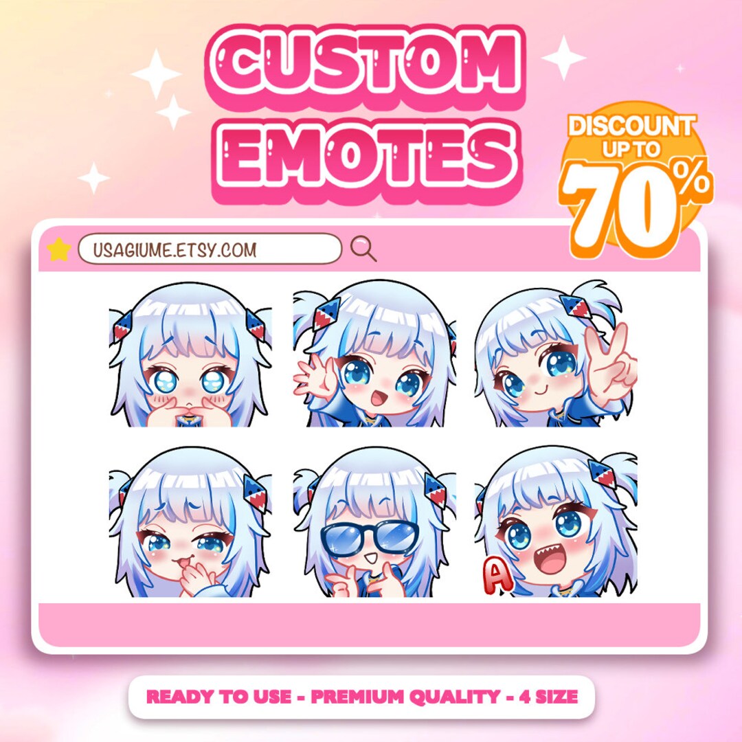 Custom Emotes Custom Twitch Emotes, Kick Emotes, Twitch Emotes, Vtuber ...