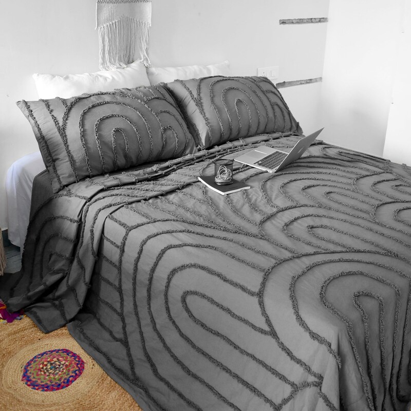 Gray Bedding - Etsy