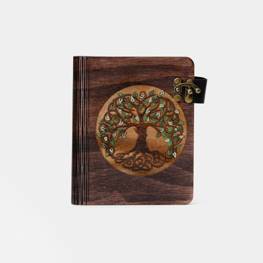 Tree of Life Photo Album | Personalized Engraved Photo Album | Wooden ...