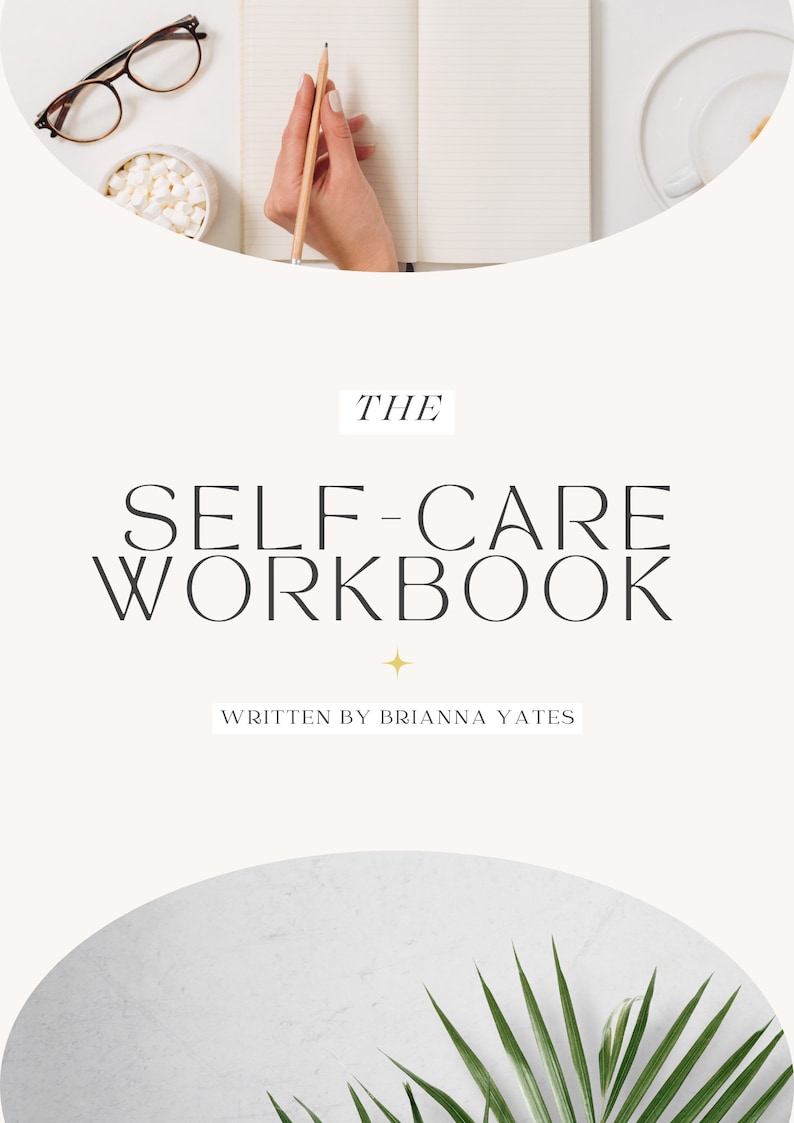 The Self-care Workbook | Health & Wellness Worksheets | Instant ...