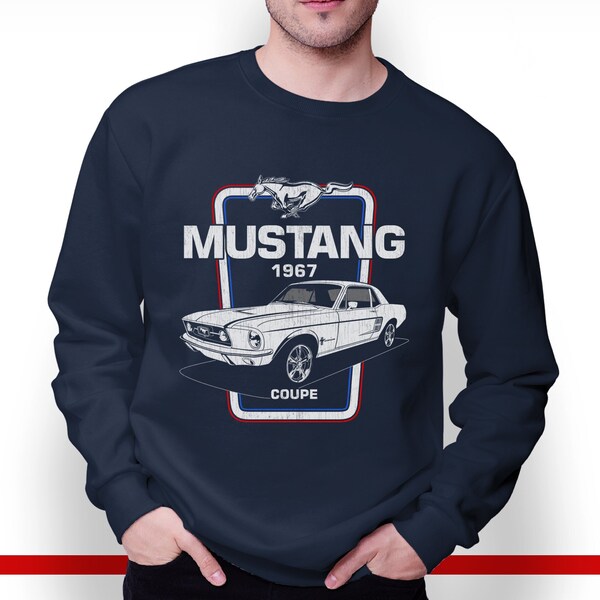 Mens Sweatshirt Ford Mustang - Etsy