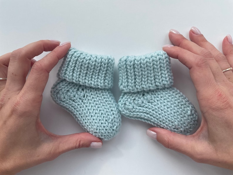 Crochet Baby Socks Pattern Beginner Warm Winter Socks Newborn - Etsy